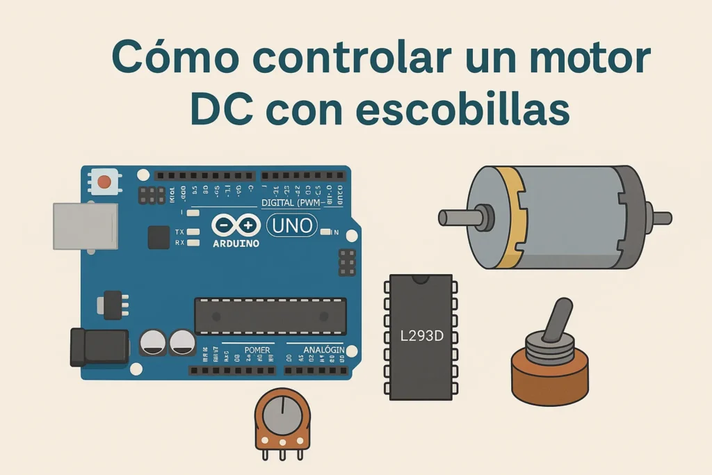 Control De Motor Dc Con Arduino Usando L293d Roboticoss